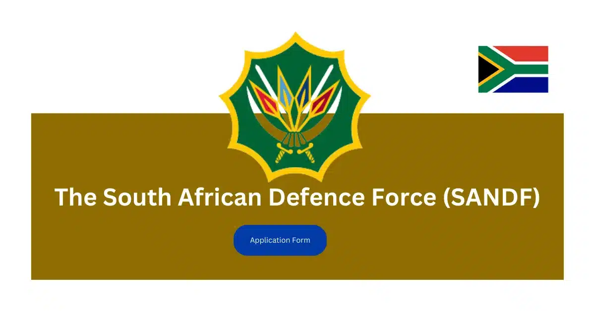 SANDF MSDS Military Application Forms 2026